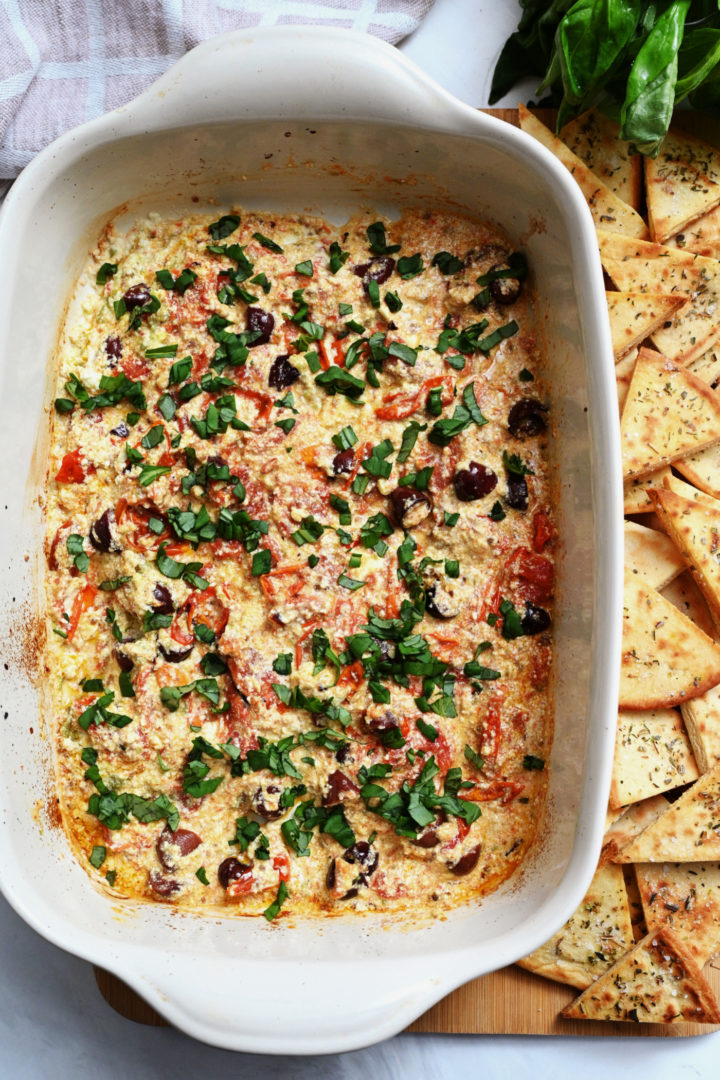 Baked Feta Cheese Dip - Reluctant Entertainer