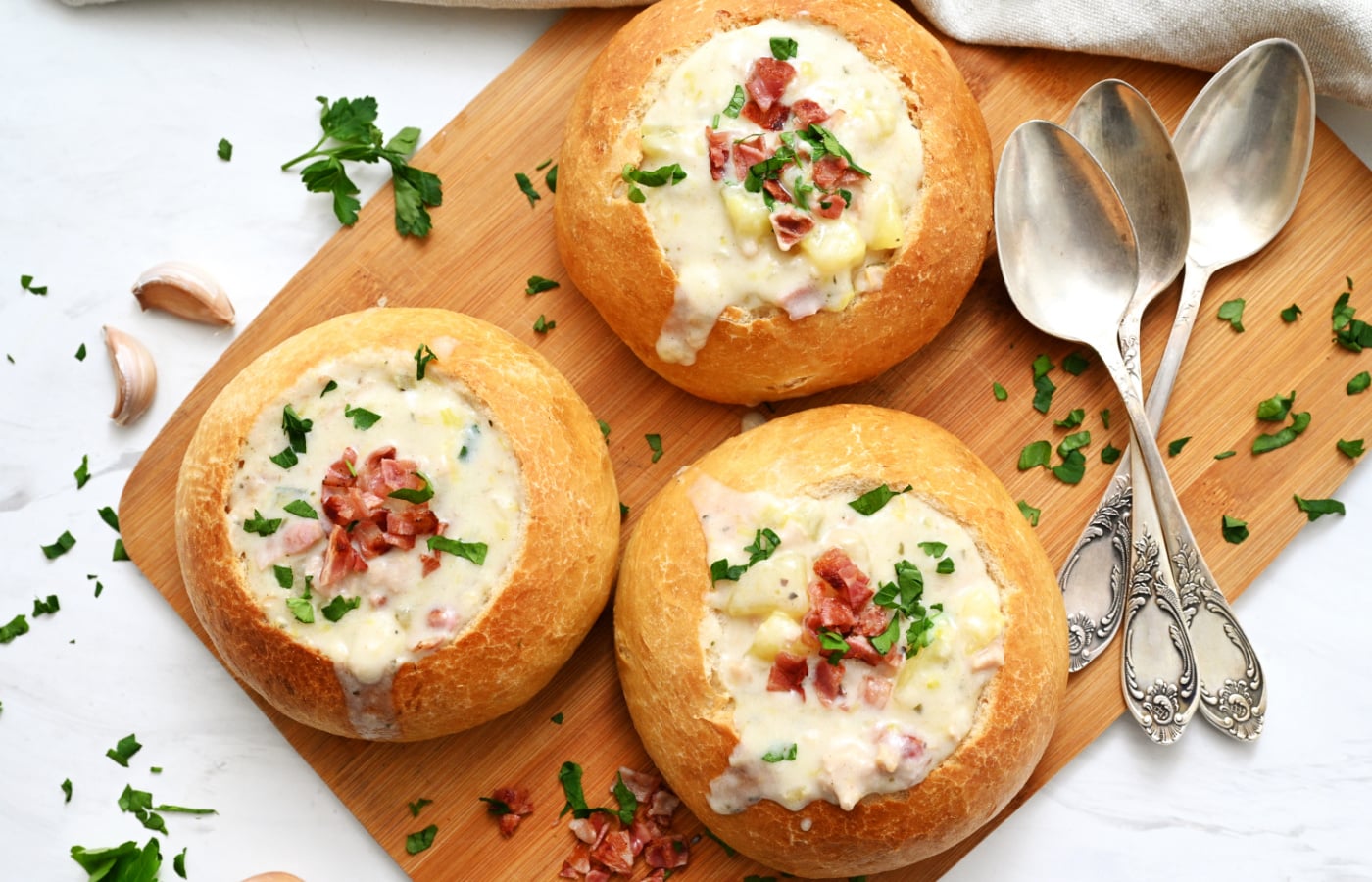 Clam Chowder Bowls - Reluctant Entertainer