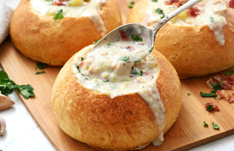 Clam Chowder Bowls - Reluctant Entertainer