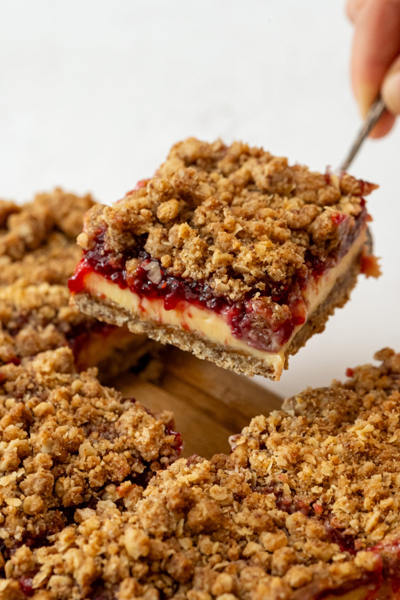 Lemon Raspberry Crumb Bars - Reluctant Entertainer