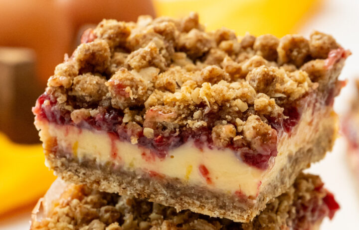 Lemon Raspberry Crumb Bars - Reluctant Entertainer