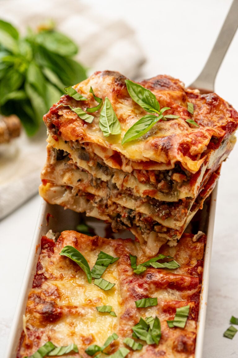 Zucchini Eggplant Lasagna - Reluctant Entertainer