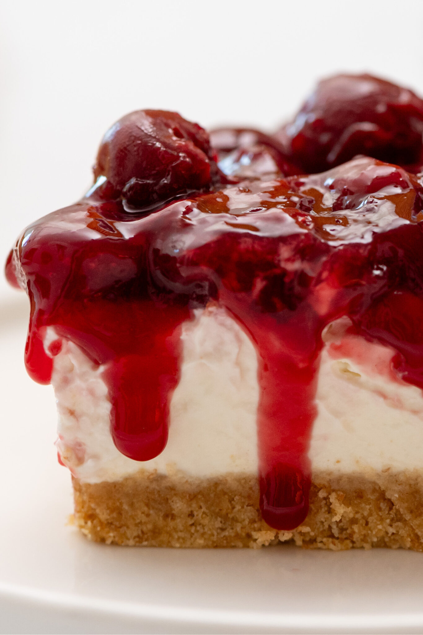 No Bake Cherry Cheesecake - Reluctant Entertainer