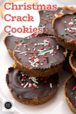 Christmas Crack Cookies - Reluctant Entertainer